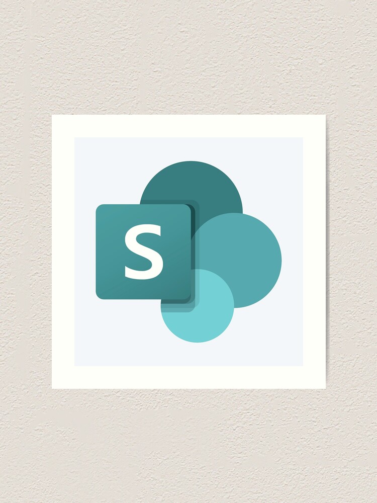 "Microsoft Sharepoint Icon" Art Print by AGM97 | Redbubble