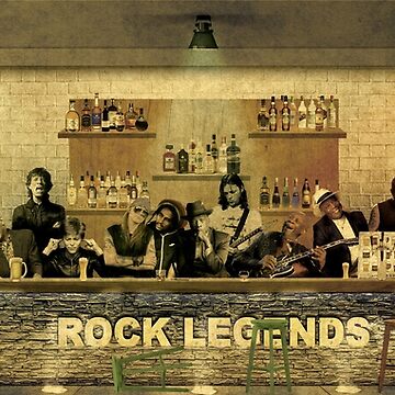 "rock legends" Poster for Sale by Baarioto | Redbubble