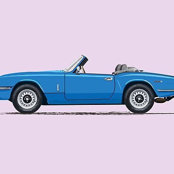 "Pageant Blue Mk4 Spitfire – a Triumph!" Poster for Sale by Bigs66 ...