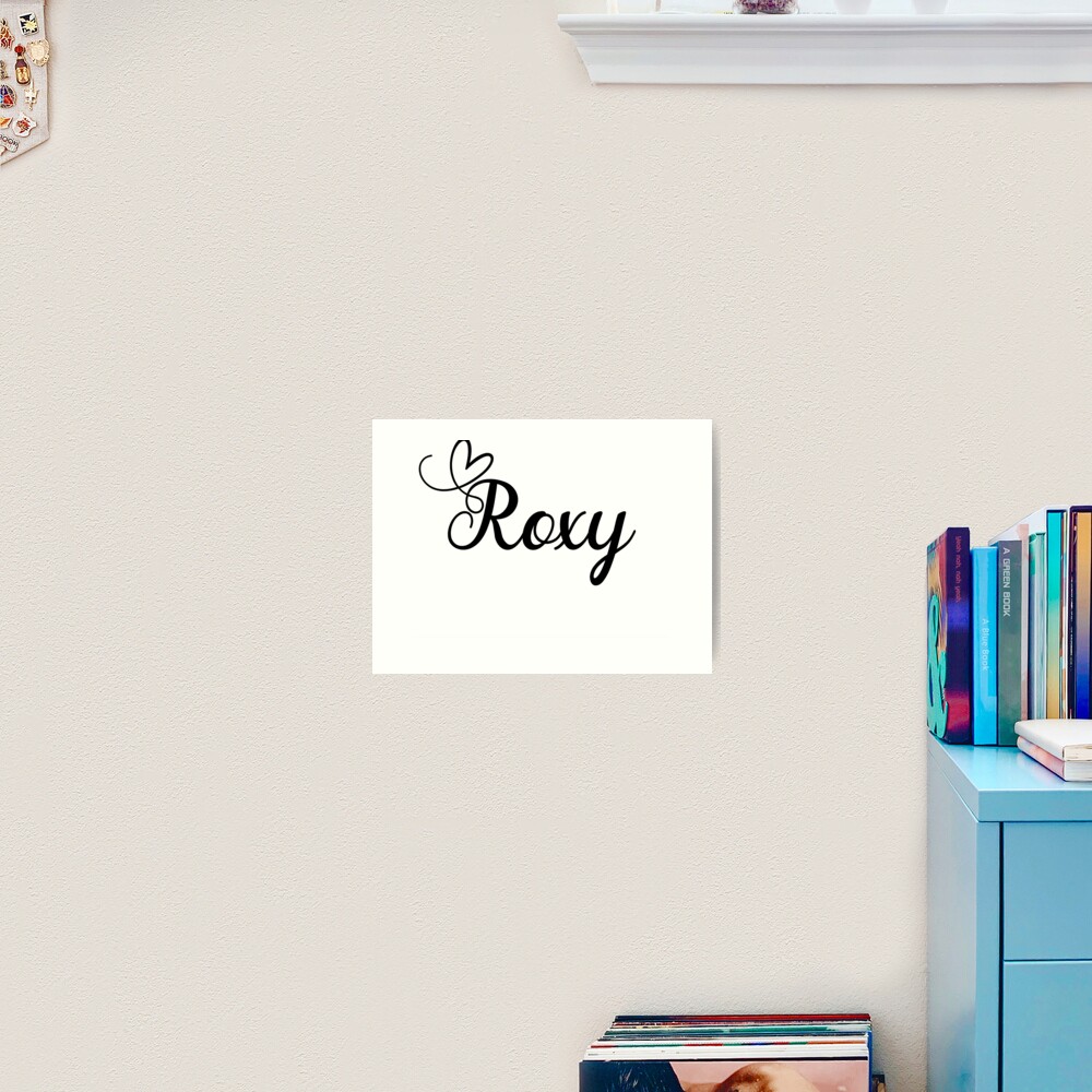 "Roxy Personalized Girl Name - Custom Name" Poster for Sale by ...
