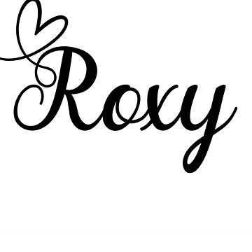 "Roxy Personalized Girl Name - Custom Name" Poster for Sale by ...