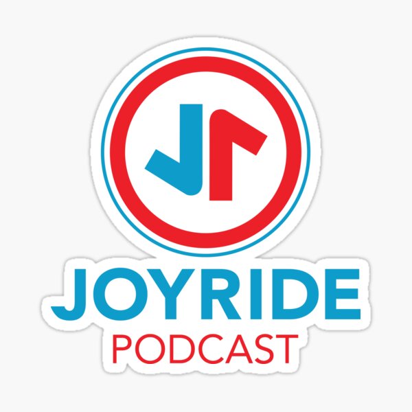 "Joyride full logo" Sticker for Sale by Joyridepod | Redbubble