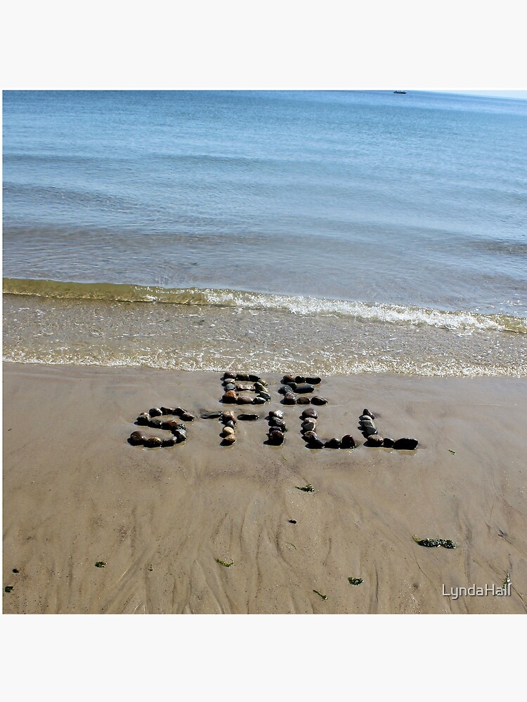 "Be Still Beach Wish" Throw Pillow for Sale by LyndaHall | Redbubble