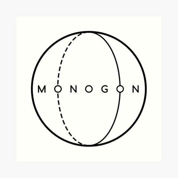 "Monogon" Art Print by doubledonk | Redbubble