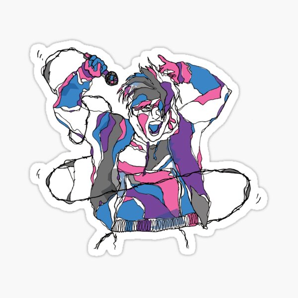 "YungBlud" Sticker for Sale by LizGrunow | Redbubble