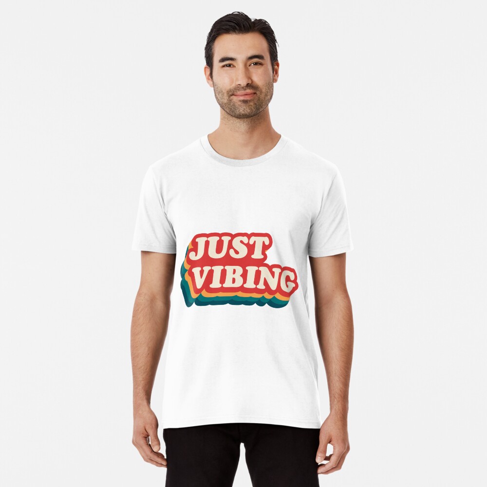 "Just Vibing" Sticker for Sale by Molly M. | Redbubble