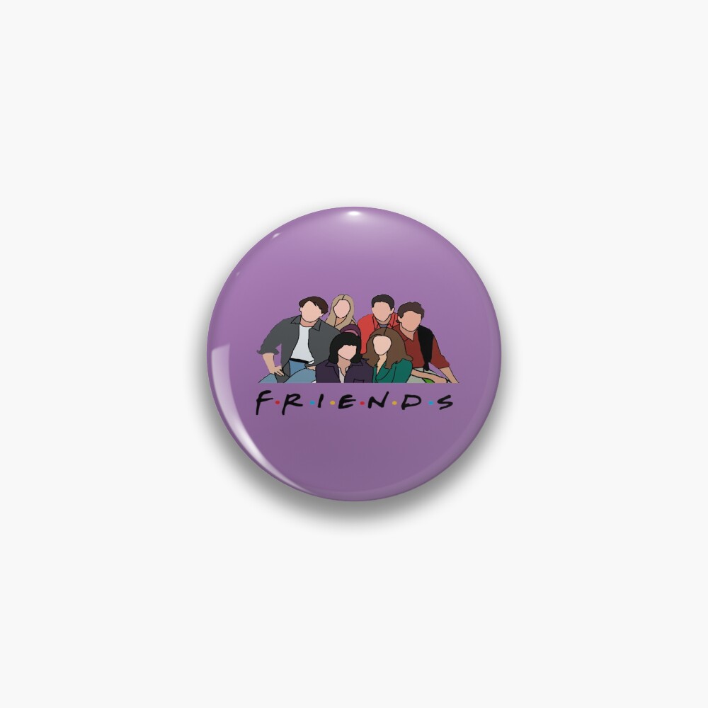 "Friends" Pin for Sale by 18YV | Redbubble