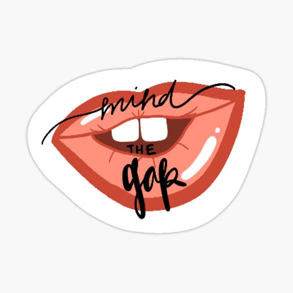 Mind The Gap Stickers | Redbubble