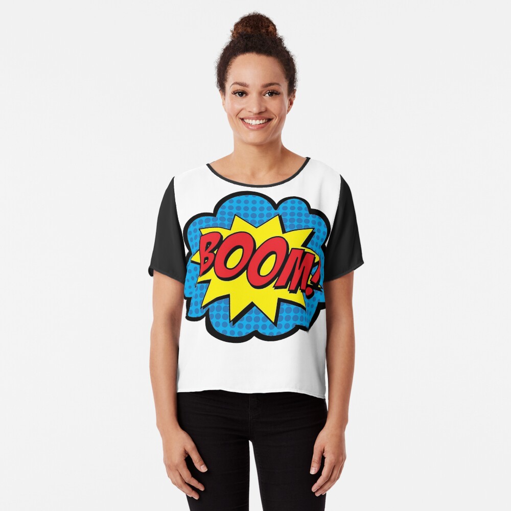 "Superhero BOOM" Sticker for Sale by bezshlyakh | Redbubble