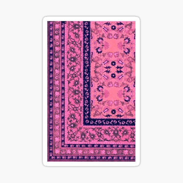 "Design for a Rug Circa 1905 Recolored" Sticker by Hybridized | Redbubble