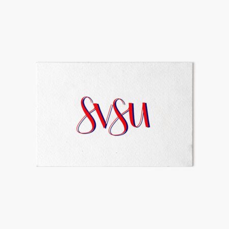 "SVSU Sticker" Art Board Print by tabbymarx | Redbubble