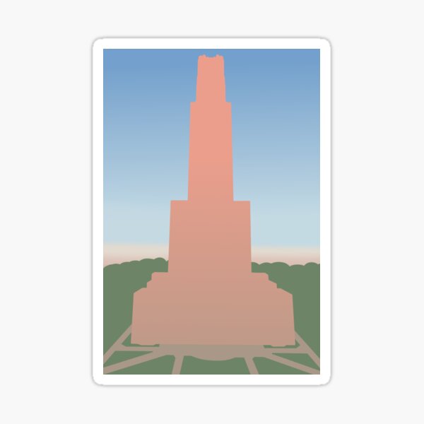 "Cathedral of Learning" Sticker by sofjac | Redbubble