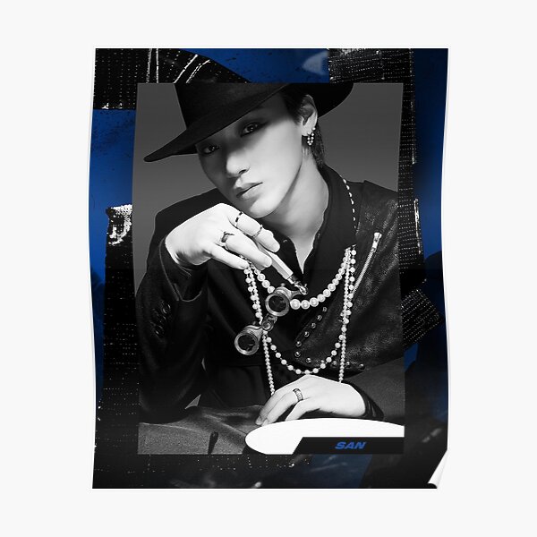 "ATEEZ ANSWER SAN" Poster for Sale by BGEMPORIUM | Redbubble