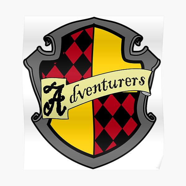 "Adventurer's Crest" Poster by coldoil | Redbubble