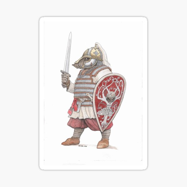 "Duke Boarfinn the Cruel, knight and hunter of truffles." Sticker for ...