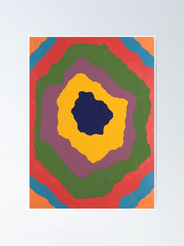 "Psychedelic Ripple" Poster by nathankraftart | Redbubble