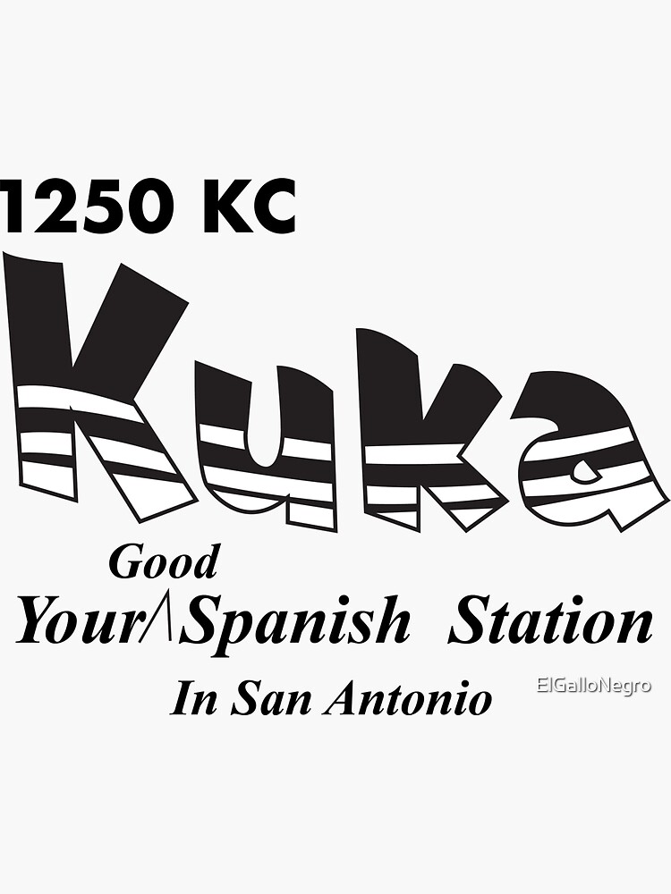 "KUKA " Sticker for Sale by ElGalloNegro | Redbubble