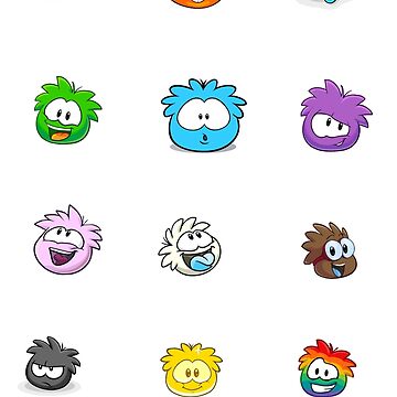 "Club penguin Puffle pack" Sticker for Sale by lydiiaphelps | Redbubble