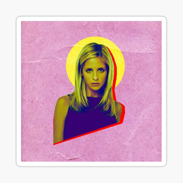 "buffy aesthetic art" Sticker by Domi-llustra | Redbubble