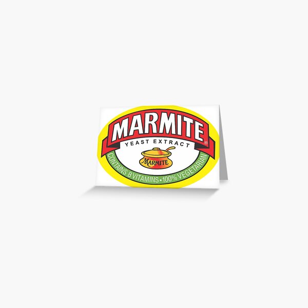 Marmite Greeting Cards | Redbubble