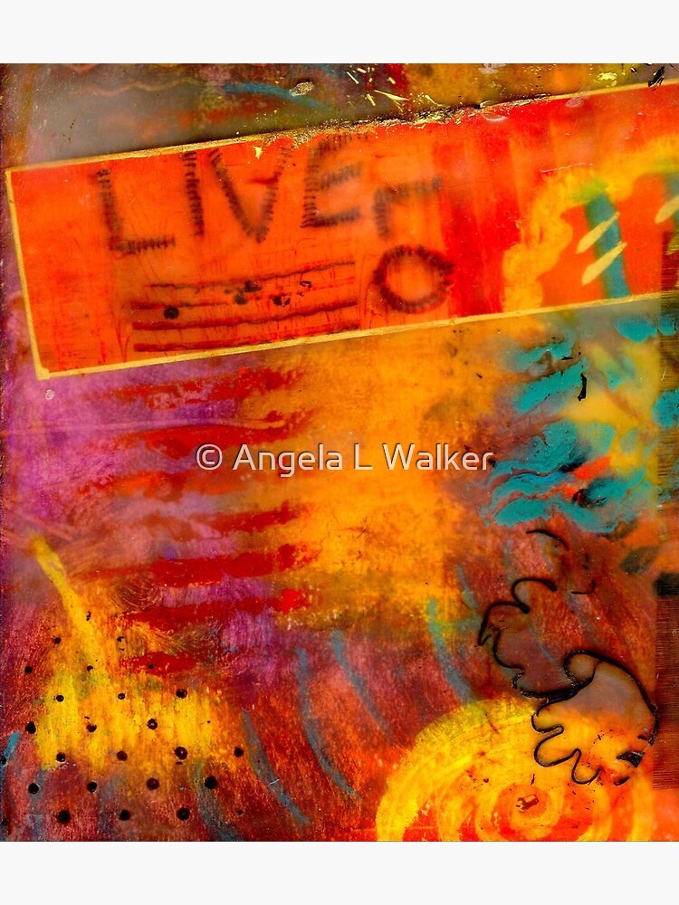 "In LIVING Color" Poster for Sale by alwfineart | Redbubble