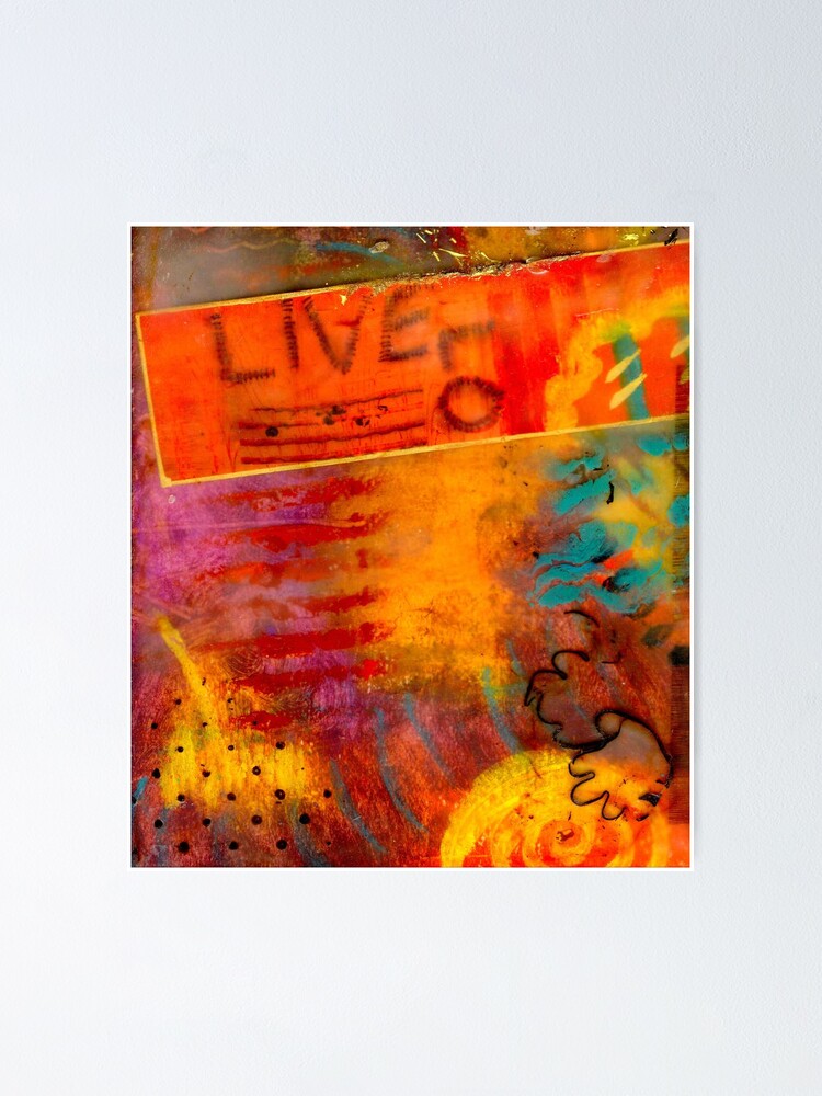 "In LIVING Color" Poster for Sale by alwfineart | Redbubble