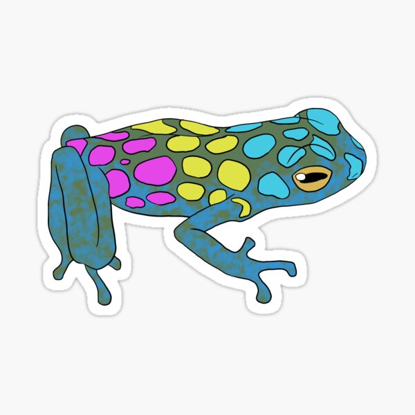 "Pansexual Pride Frog" Sticker for Sale by mattkcoryell | Redbubble