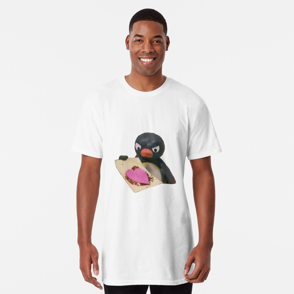 "Pingu Heart Mood" Sticker for Sale by meme mami | Redbubble
