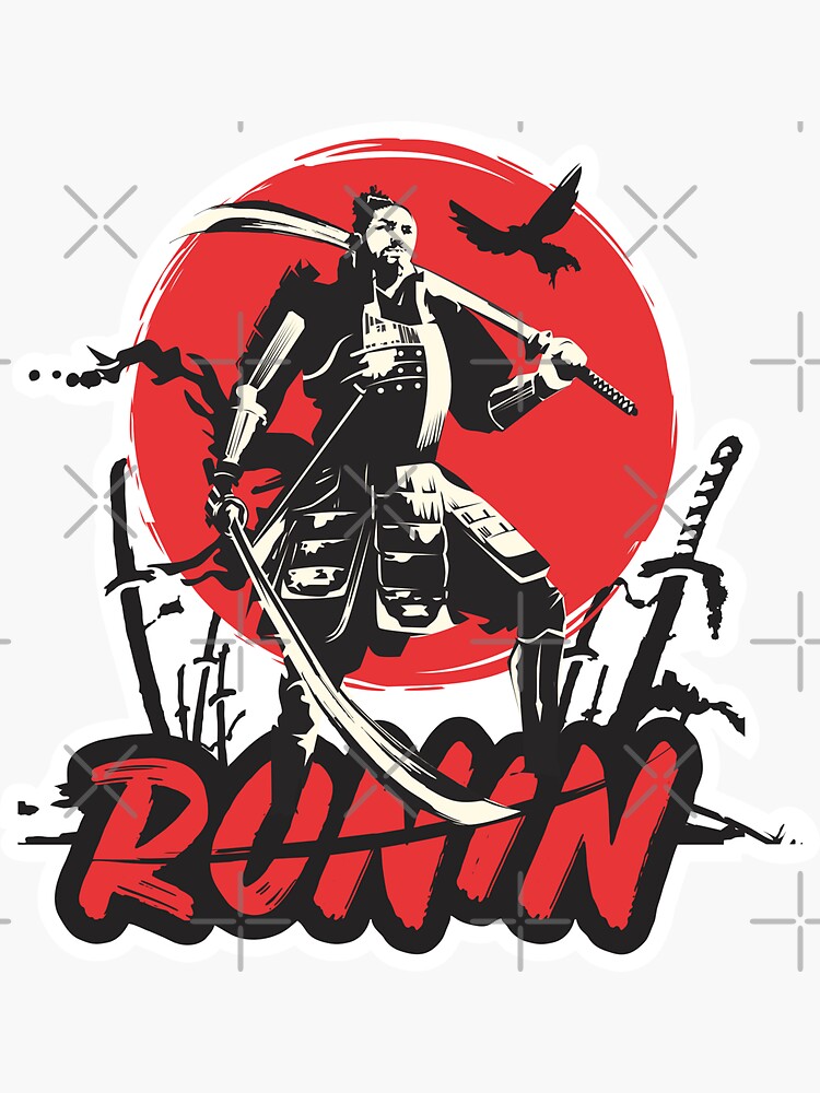 "Ronin" Sticker by renju1902 | Redbubble