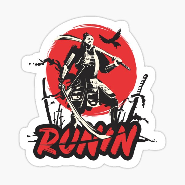 "Ronin" Sticker by renju1902 | Redbubble