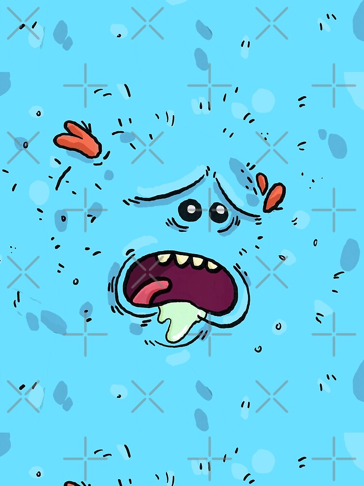 "Mr Meeseeks Full Face" T-shirt for Sale by TristanKlein | Redbubble ...