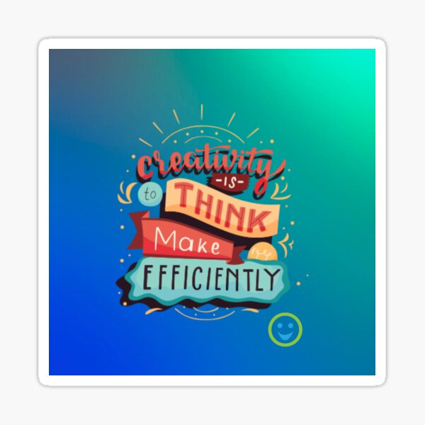 "Creativity" Sticker for Sale by Raju2018 | Redbubble