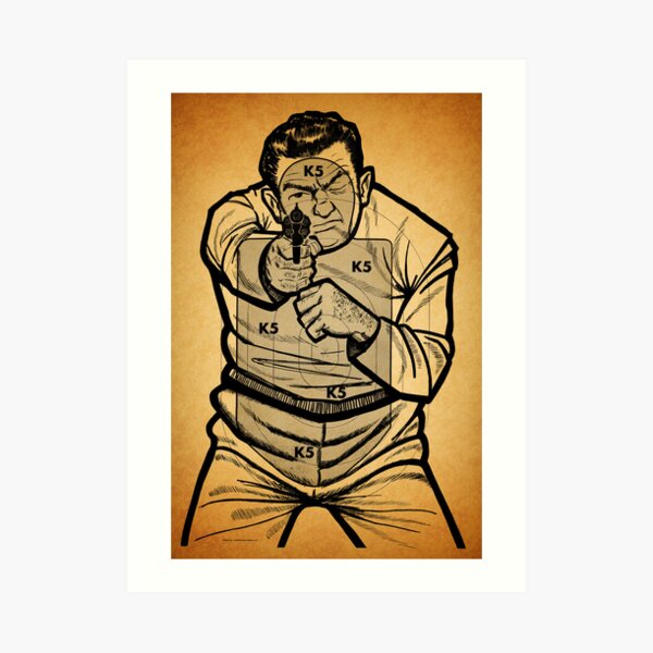 "Bad Guy Target" Art Print by jvorzimmer | Redbubble