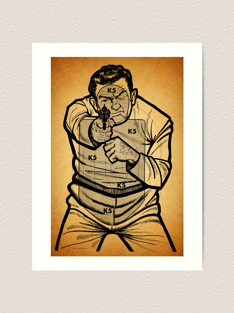 "Bad Guy Target" Art Print by jvorzimmer | Redbubble