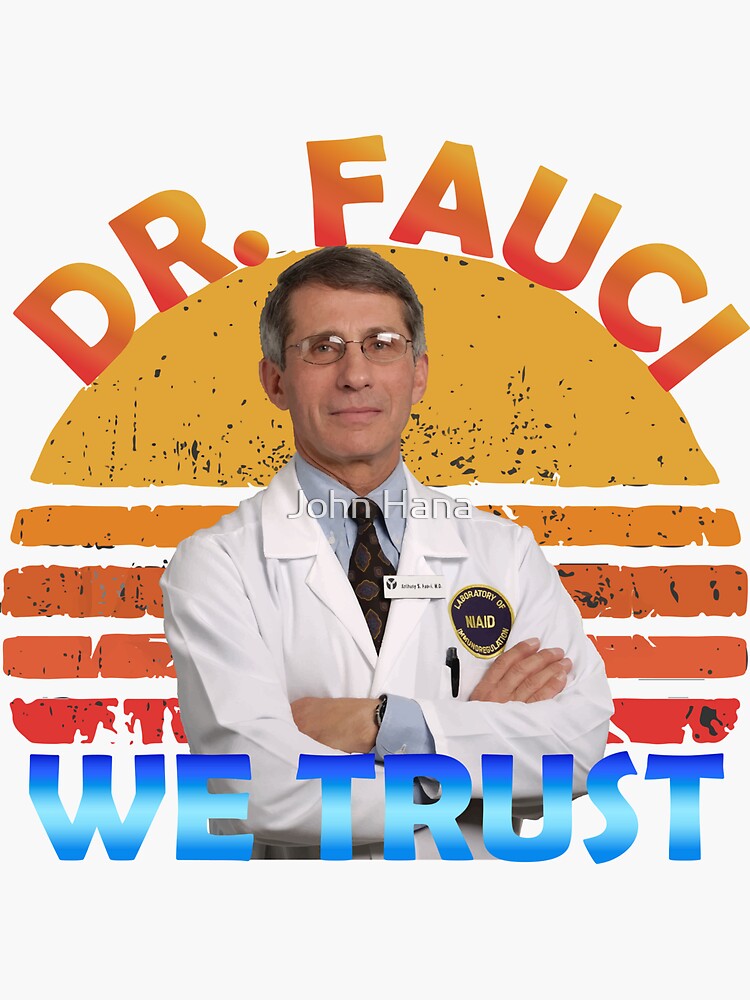 "DR Fauci" Sticker for Sale by sirius-12456 | Redbubble