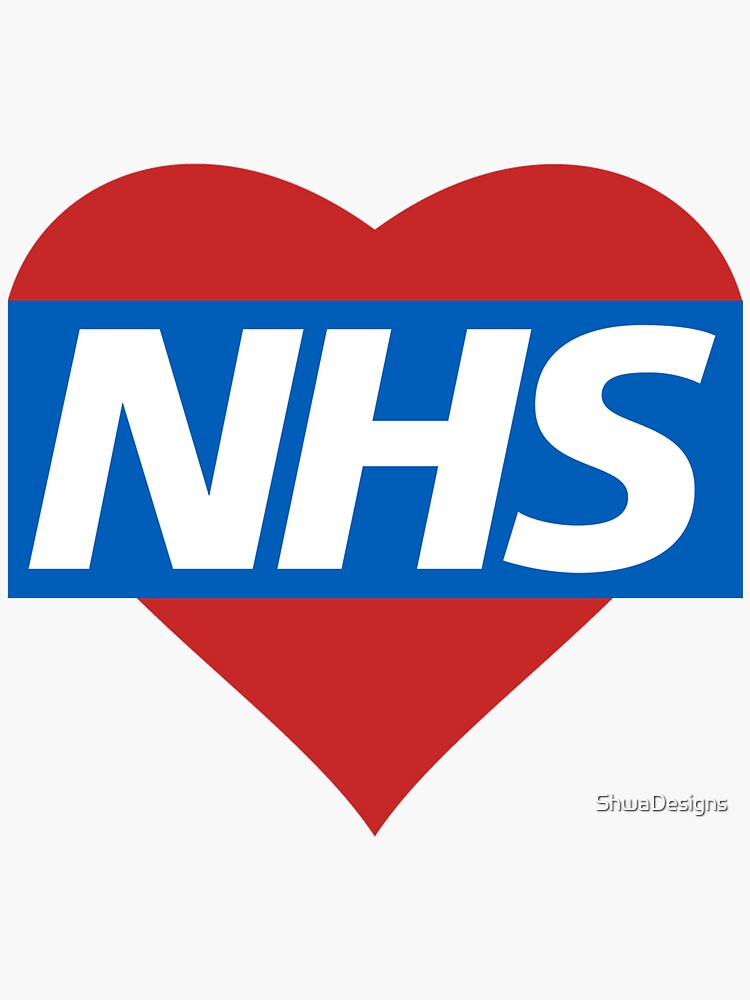 "Support our NHS, NHS Love, NHS Heroes" Sticker for Sale by ShwaDesigns ...