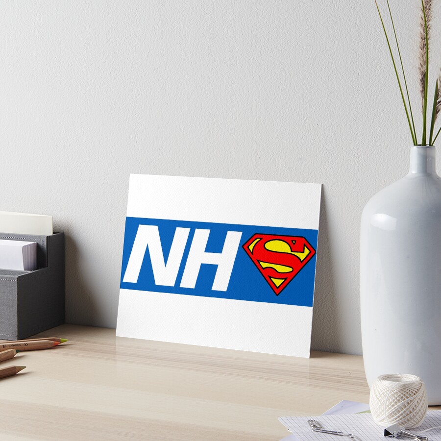 "Super NHS Heroes " Art Board Print for Sale by ShwaDesigns | Redbubble