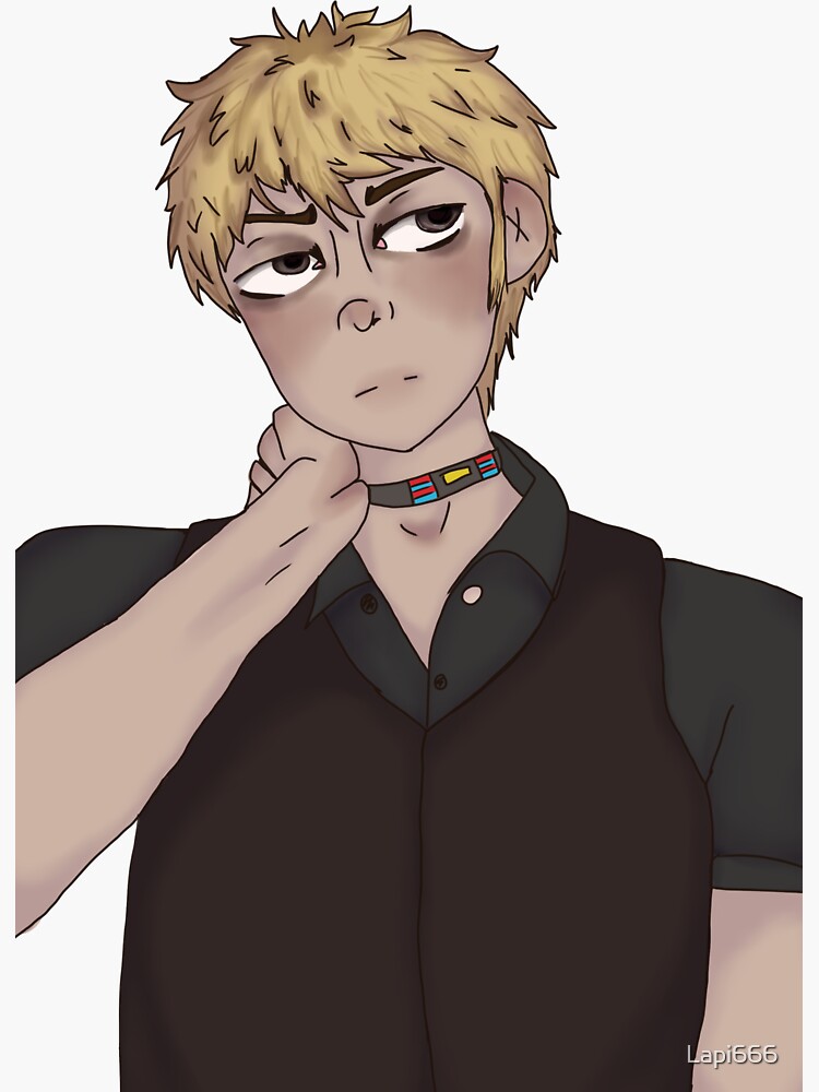 "Keiji Shinogi YTTD" Sticker by Lapi666 | Redbubble