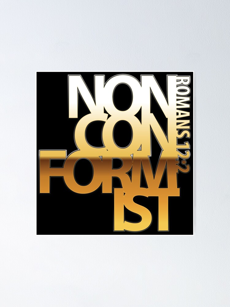 Póster «No conformista, no se conforme a este mundo, cristiano ...