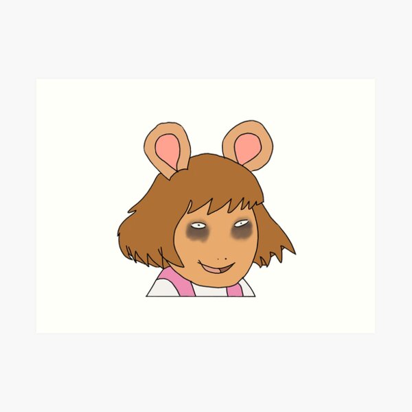 "DW Eye Bags Meme" Art Print by madelynknight | Redbubble