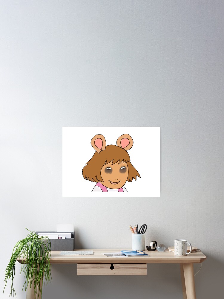 "DW Eye Bags Meme" Poster for Sale by madelynknight | Redbubble