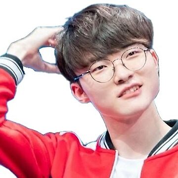 "skt t1 faker" Sticker for Sale by aetherical | Redbubble
