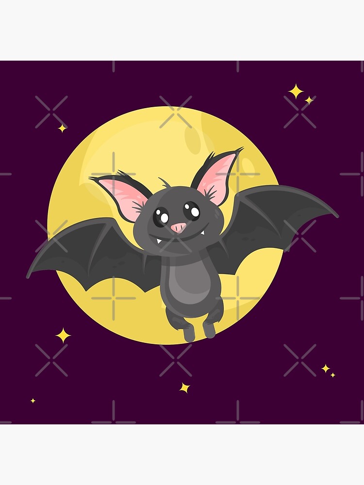 "Cute Baby Bat" Art Board Print for Sale by eskitus2020 | Redbubble