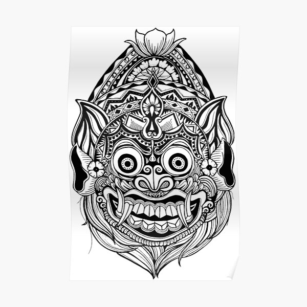 "Barong " Poster for Sale by Pikokk | Redbubble