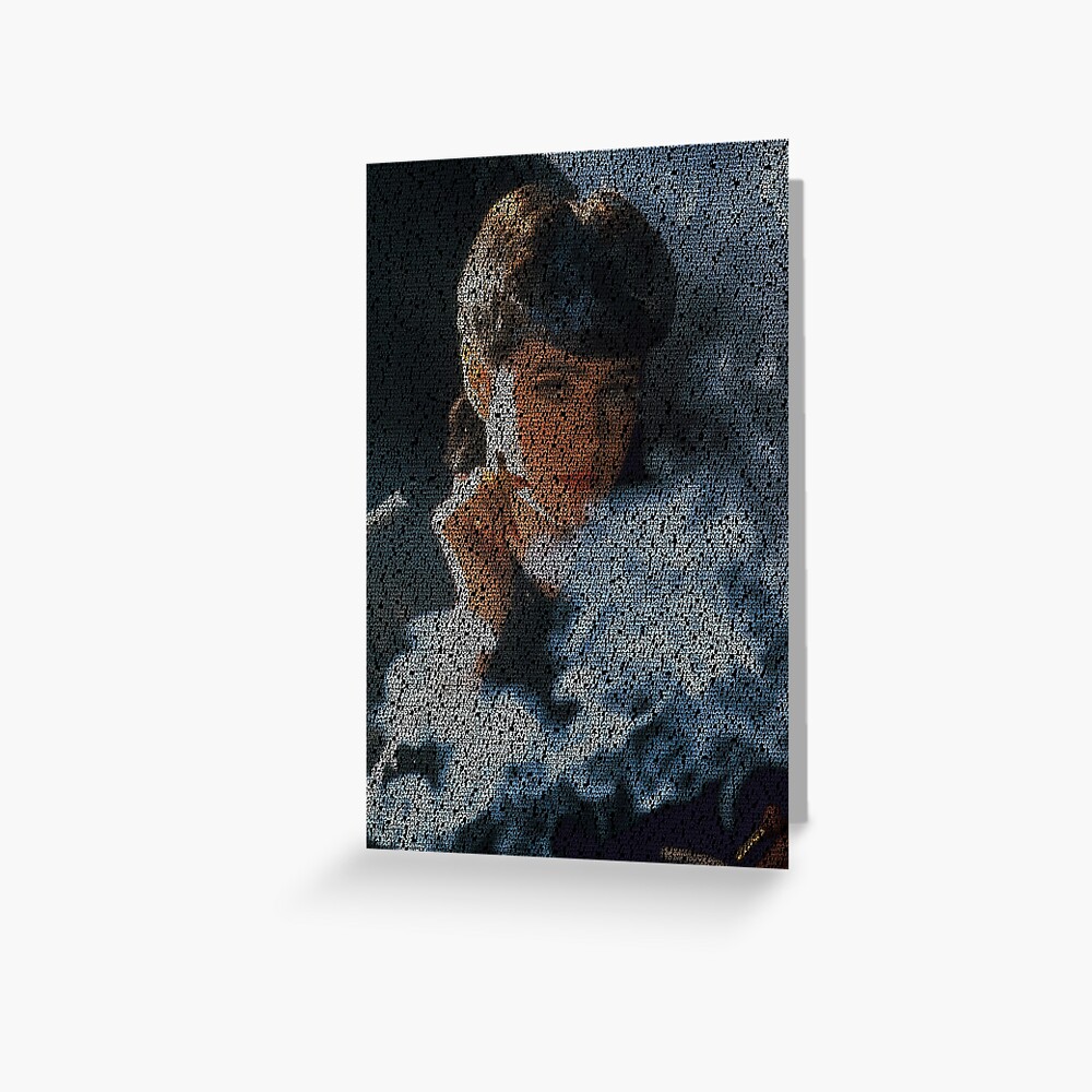 "Text Portrait of Rachael with full script of the movie Blade Runner ...