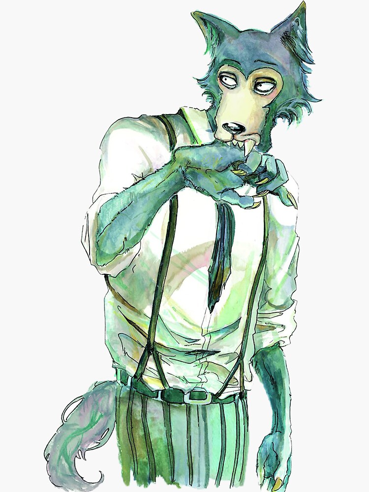 "Beastars Legoshi" Sticker by Toropix | Redbubble