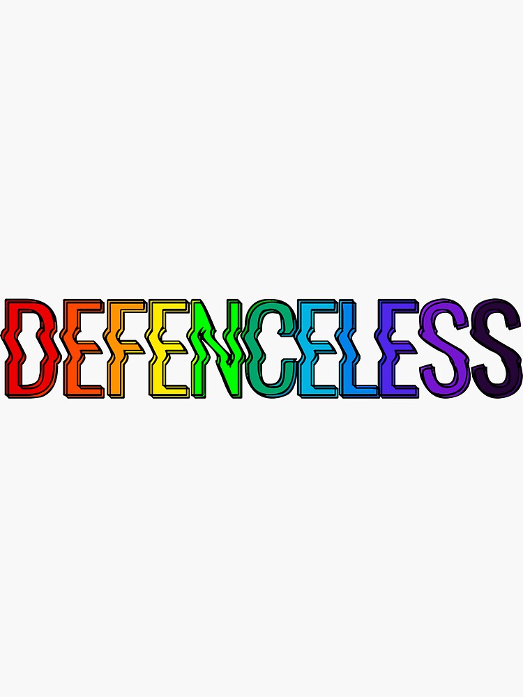 "Defenceless - Louis Tomlinson - LGBTQ+ flag" Sticker for Sale by ...