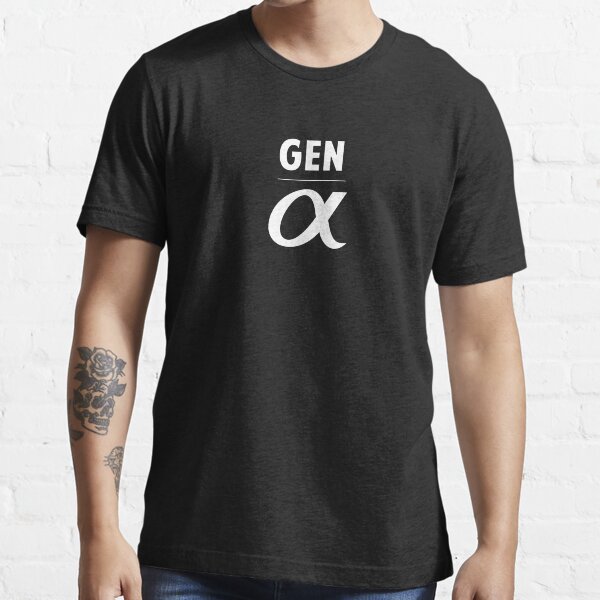 "Gen Alpha Gen Z Gen X Millennial Baby Boomer American Groups" T-shirt ...