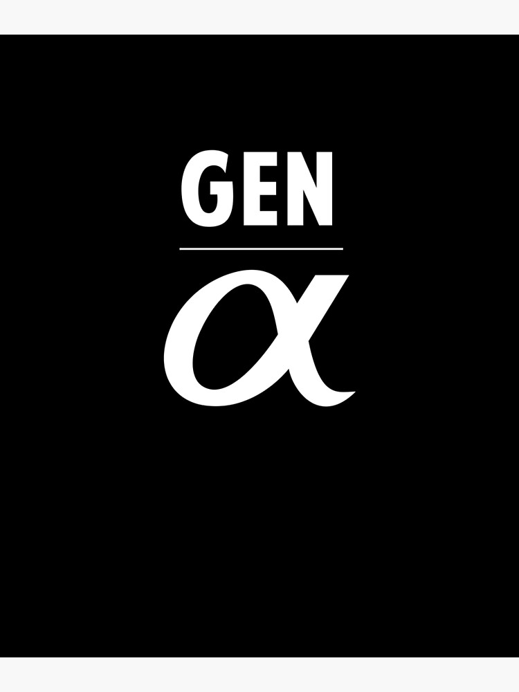 Lámina fotográfica «Gen Alpha Gen Z Gen X Millennial Baby Boomer Grupos ...