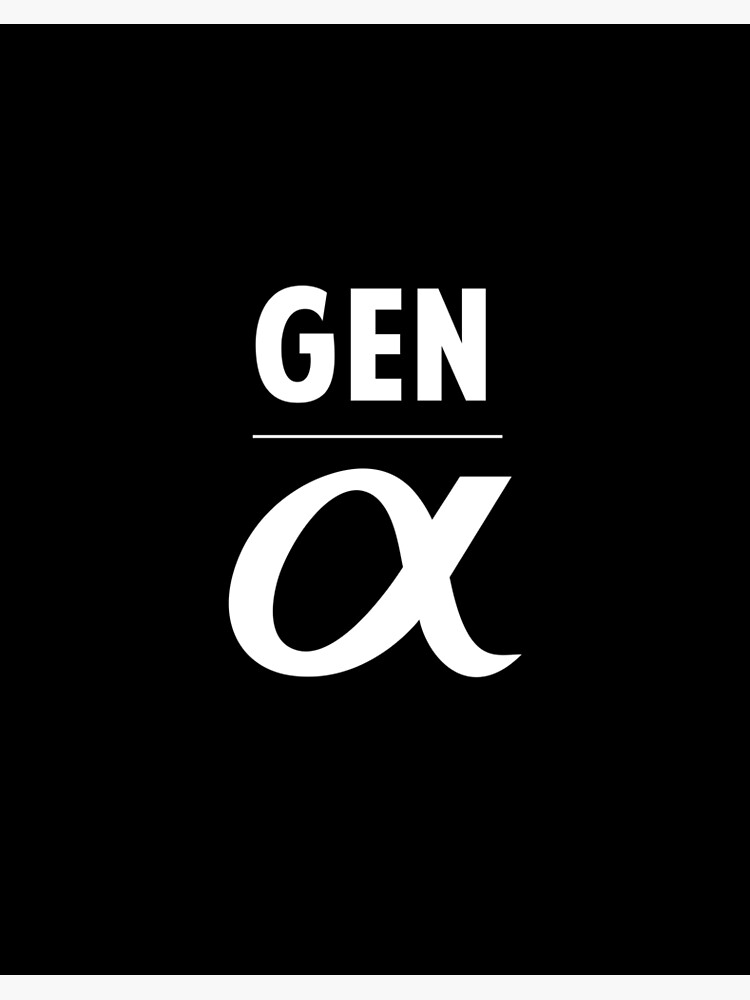 "Gen Alpha Gen Z Gen X Millennial Baby Boomer American Groups" Art ...